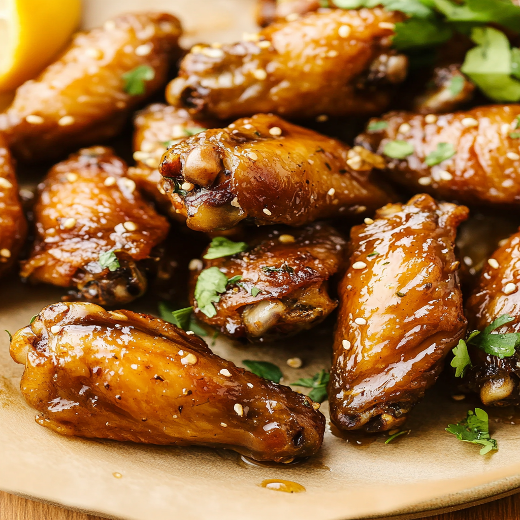 Honey Garlic Chicken Wings