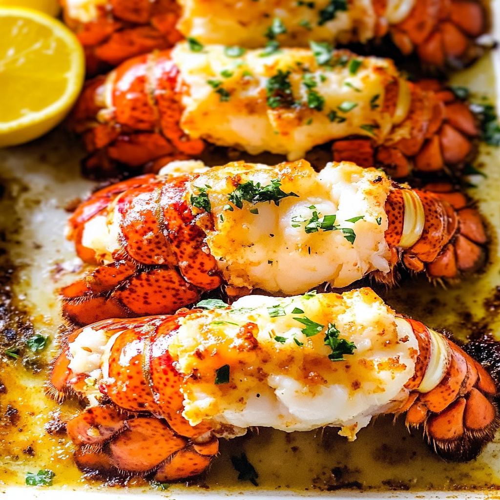 Buttery Baked Lobster Tails