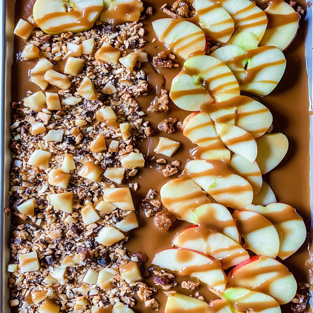 Easy Sheet Pan Caramel Apples