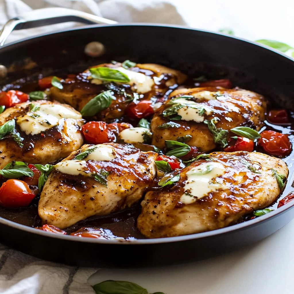 One Pan Balsamic Chicken