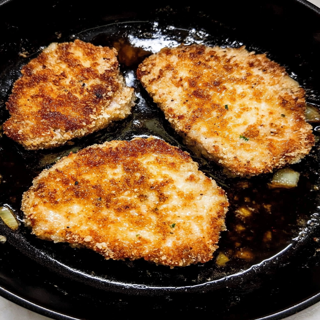 Parmesan Crusted Pork Chops