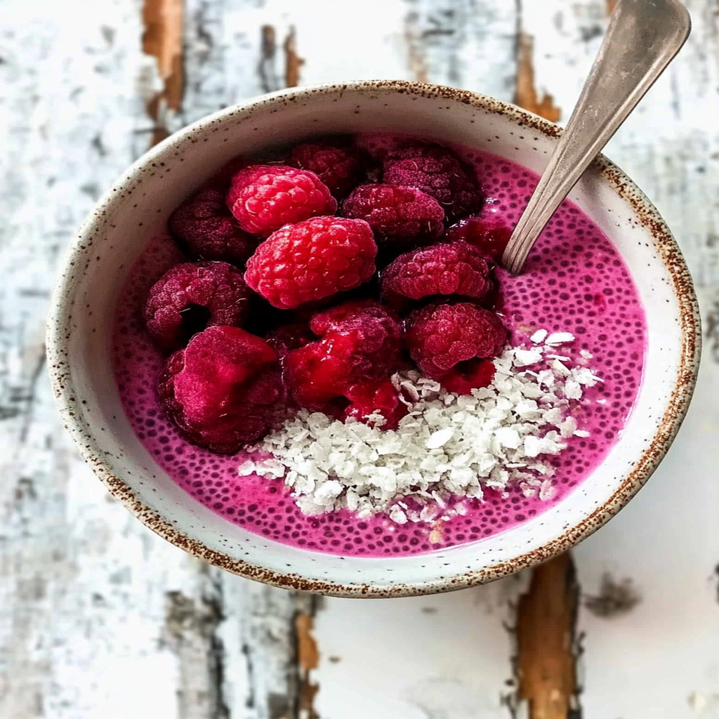Raspberry Chia Pudding