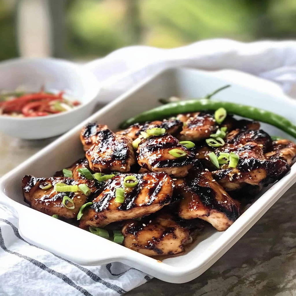 Easy Marinated Asian Grilled Chicken