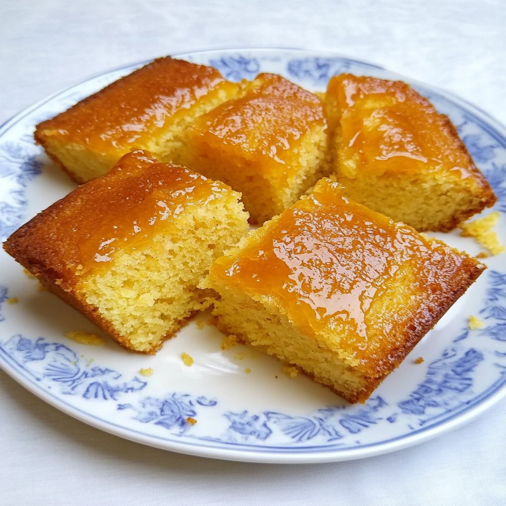 Orange Drizzle Traybake Cake