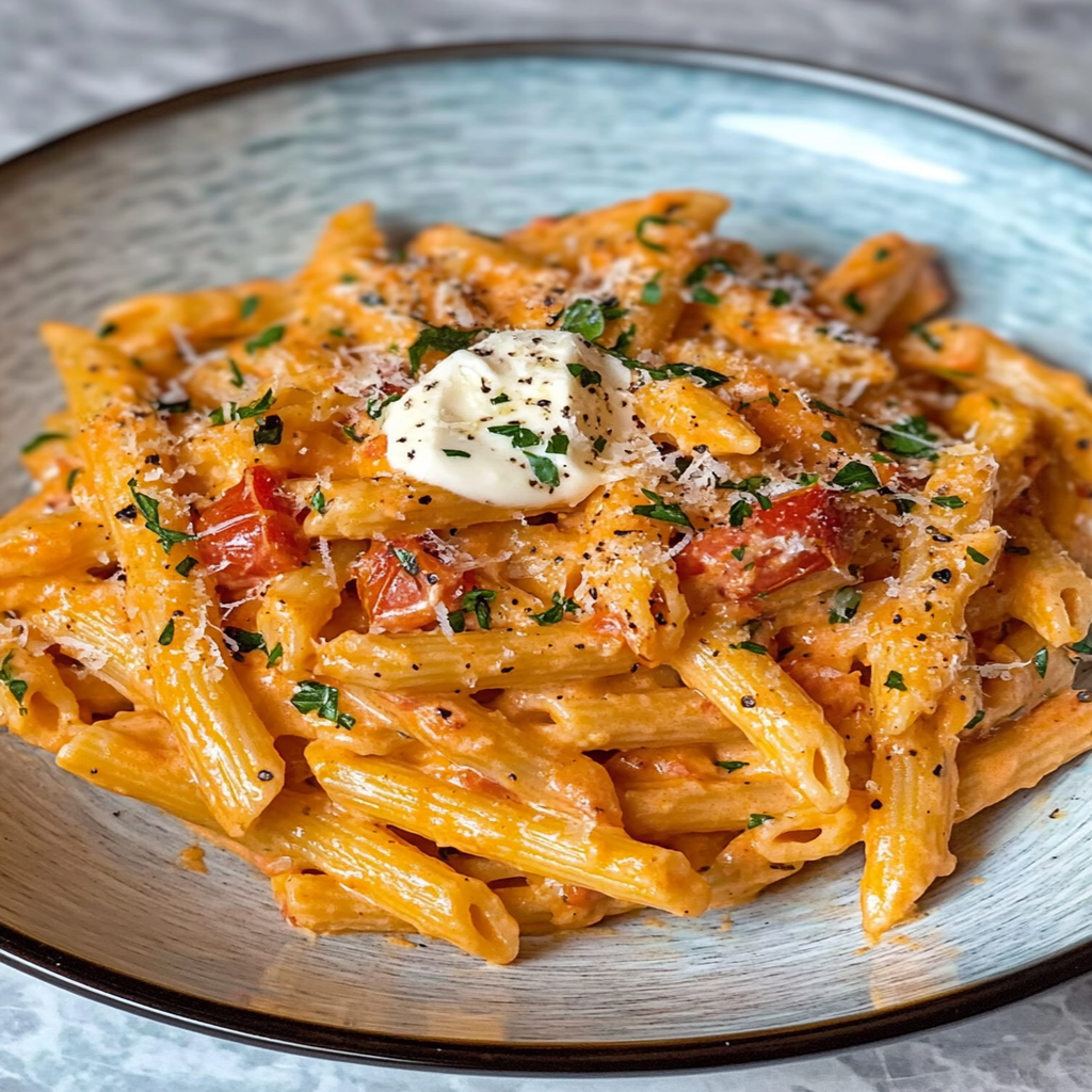 Creamy Tomato Garlic Pasta