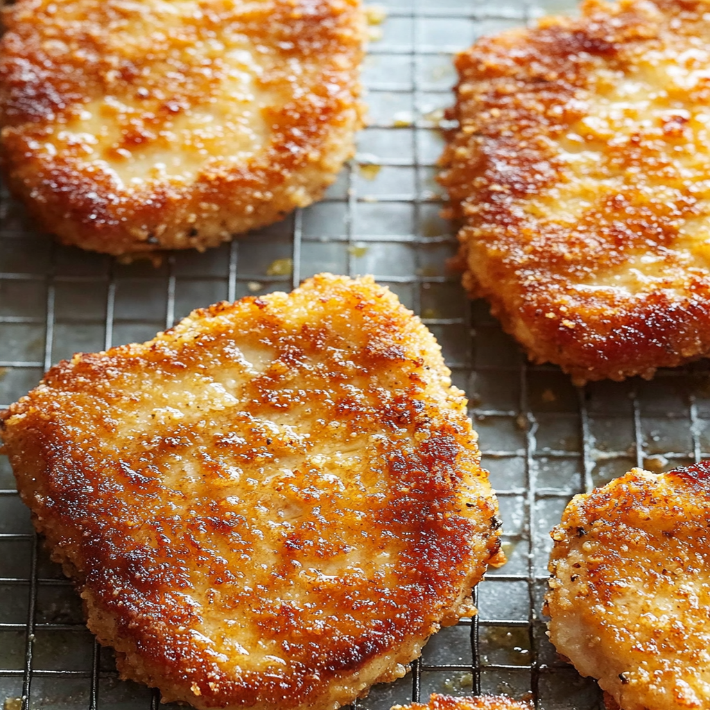 Parmesan Crusted Pork Chops