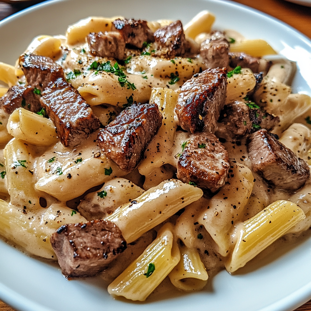 Creamy Steak Pasta