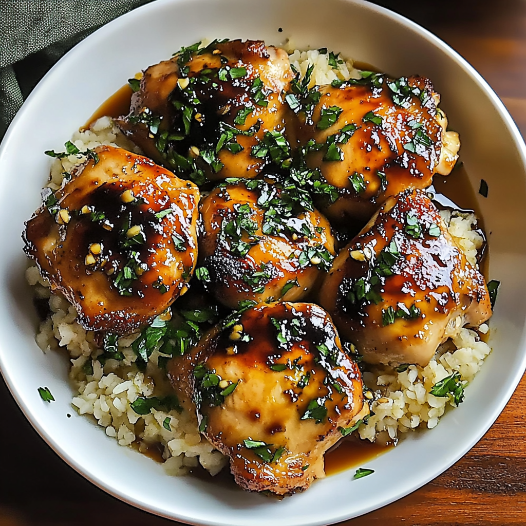 Honey Garlic Skillet Chicken
