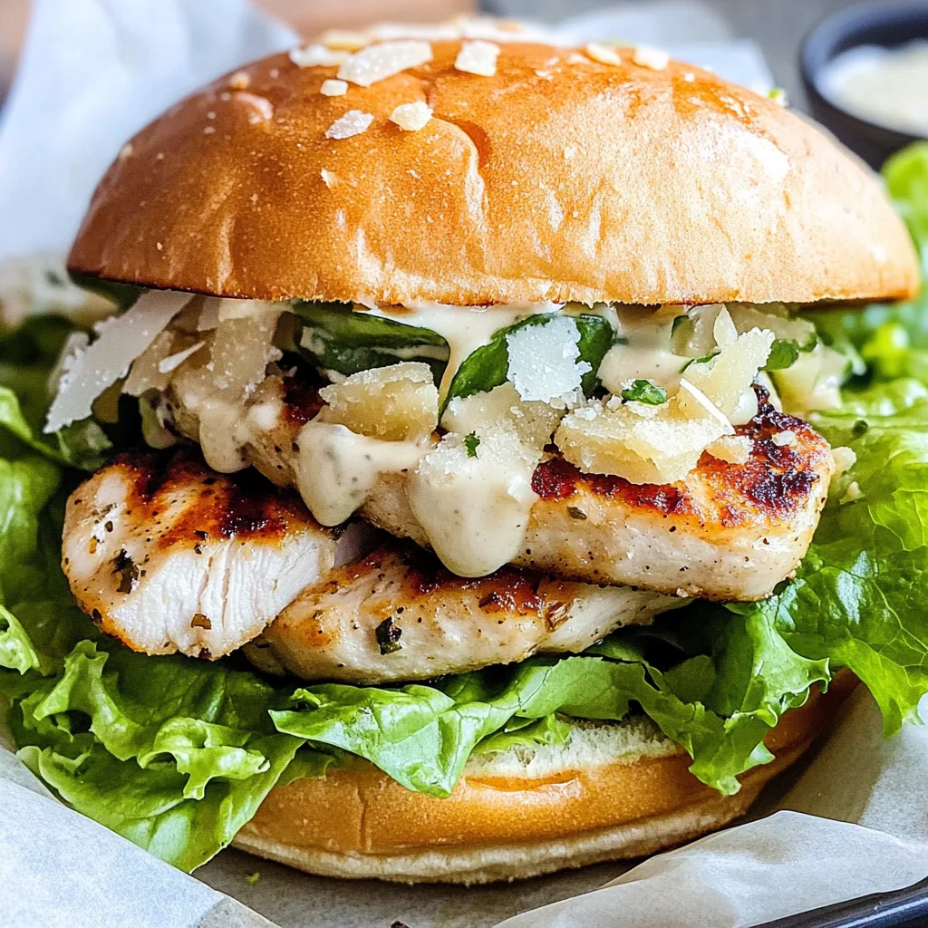 Chicken Caesar Burger