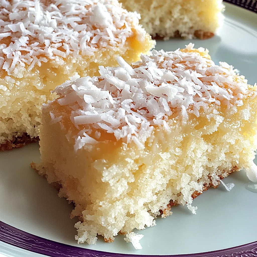 Coconut Milk Cake