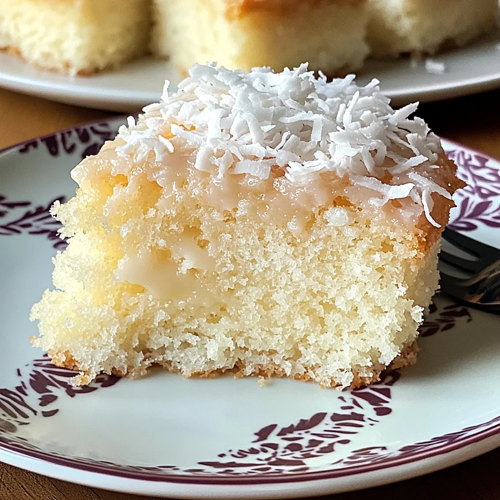 Coconut Milk Cake
