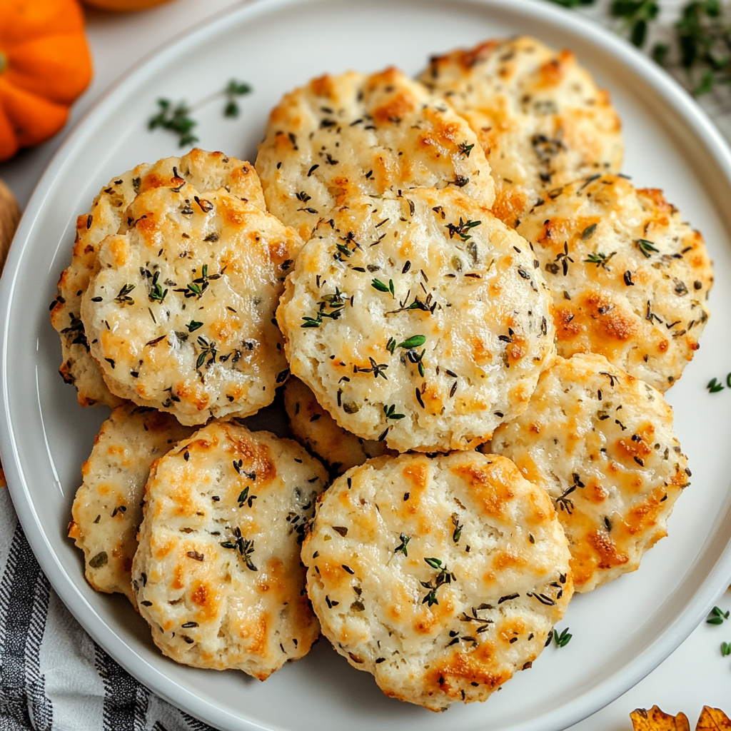Cottage Cheese and Herb Biscuits