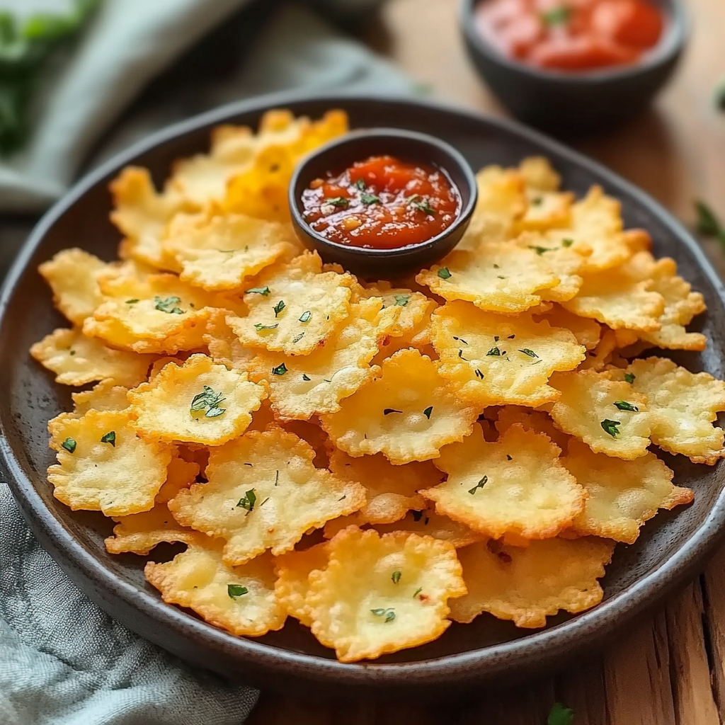 Crispy Low-Carb Cottage Cheese Chips