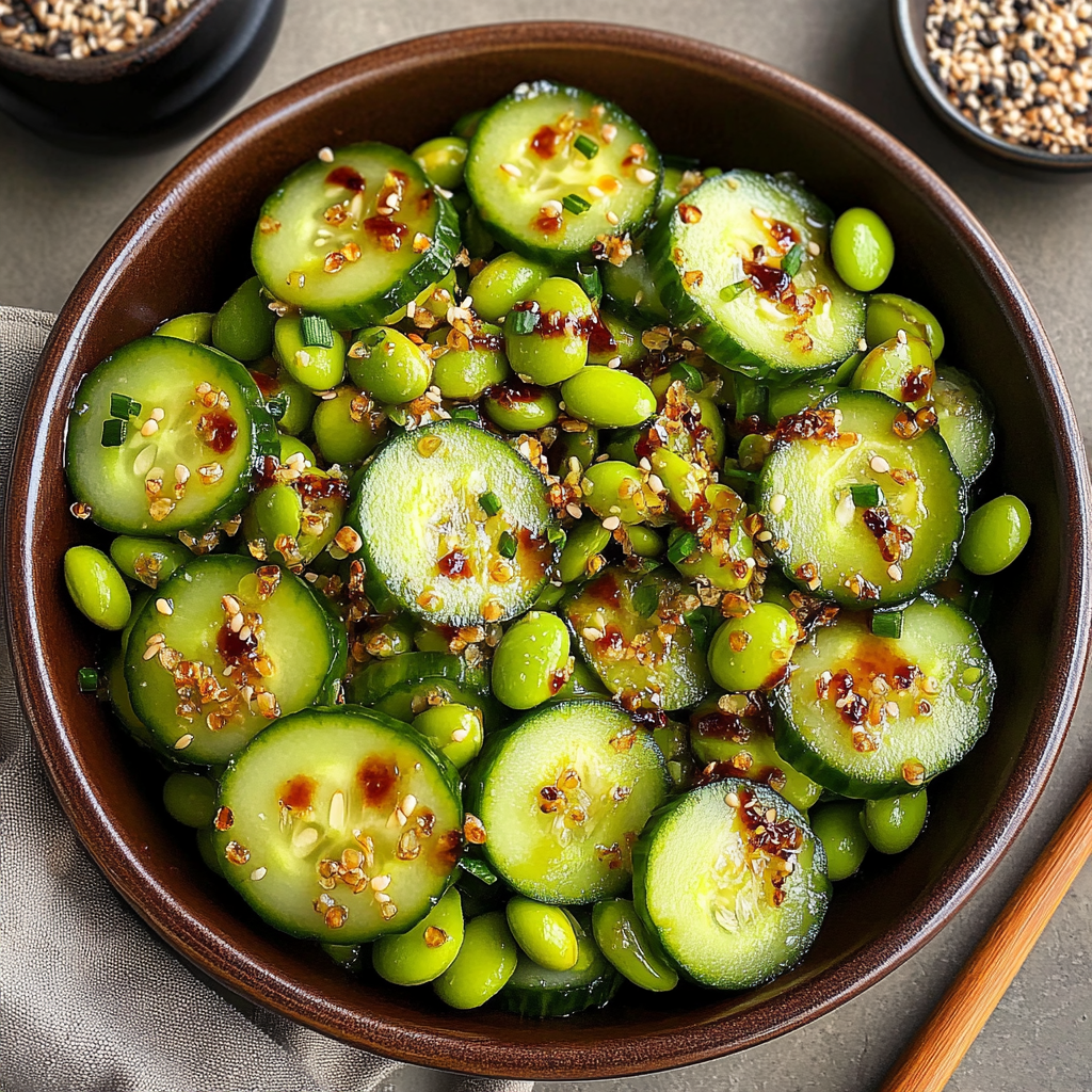 Cucumber Edamame Salad