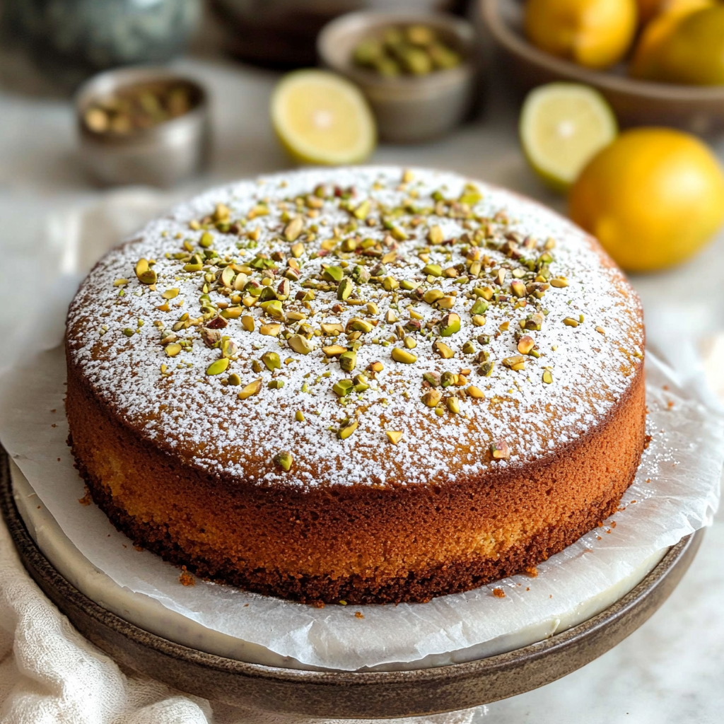 Ricotta Pistachio Cake
