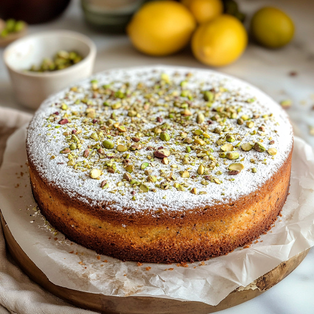Ricotta Pistachio Cake