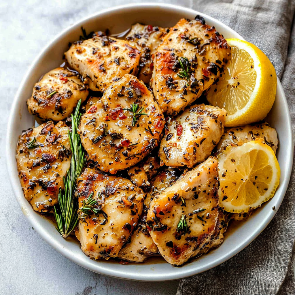 Tuscan Marinade with Lemon, Garlic & Rosemary