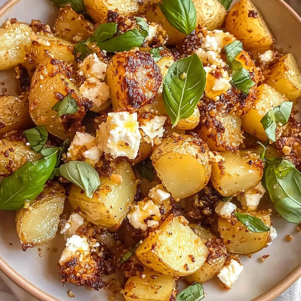 Baked Feta Potatoes