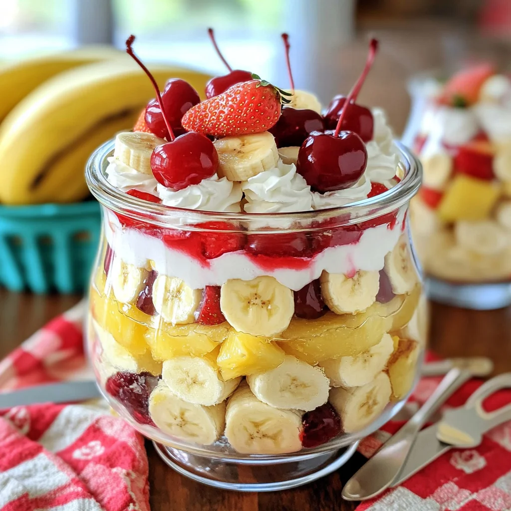 Banana Split Trifles