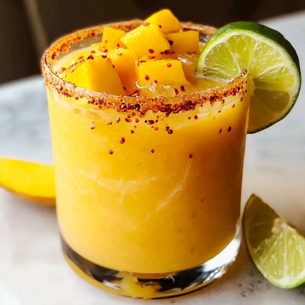 Hot Honey Spicy Mango Margarita