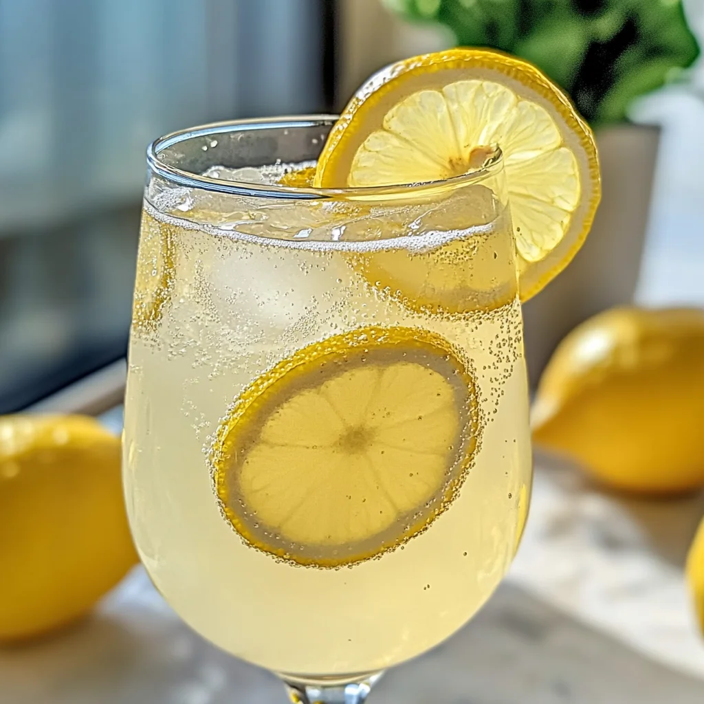 Juicy Vodka Lemonade Spritzer