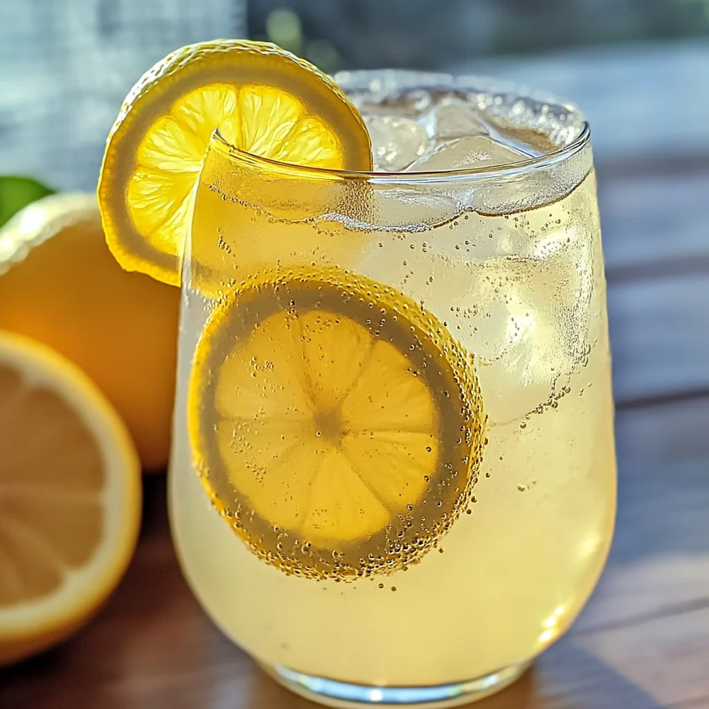 Juicy Vodka Lemonade Spritzer