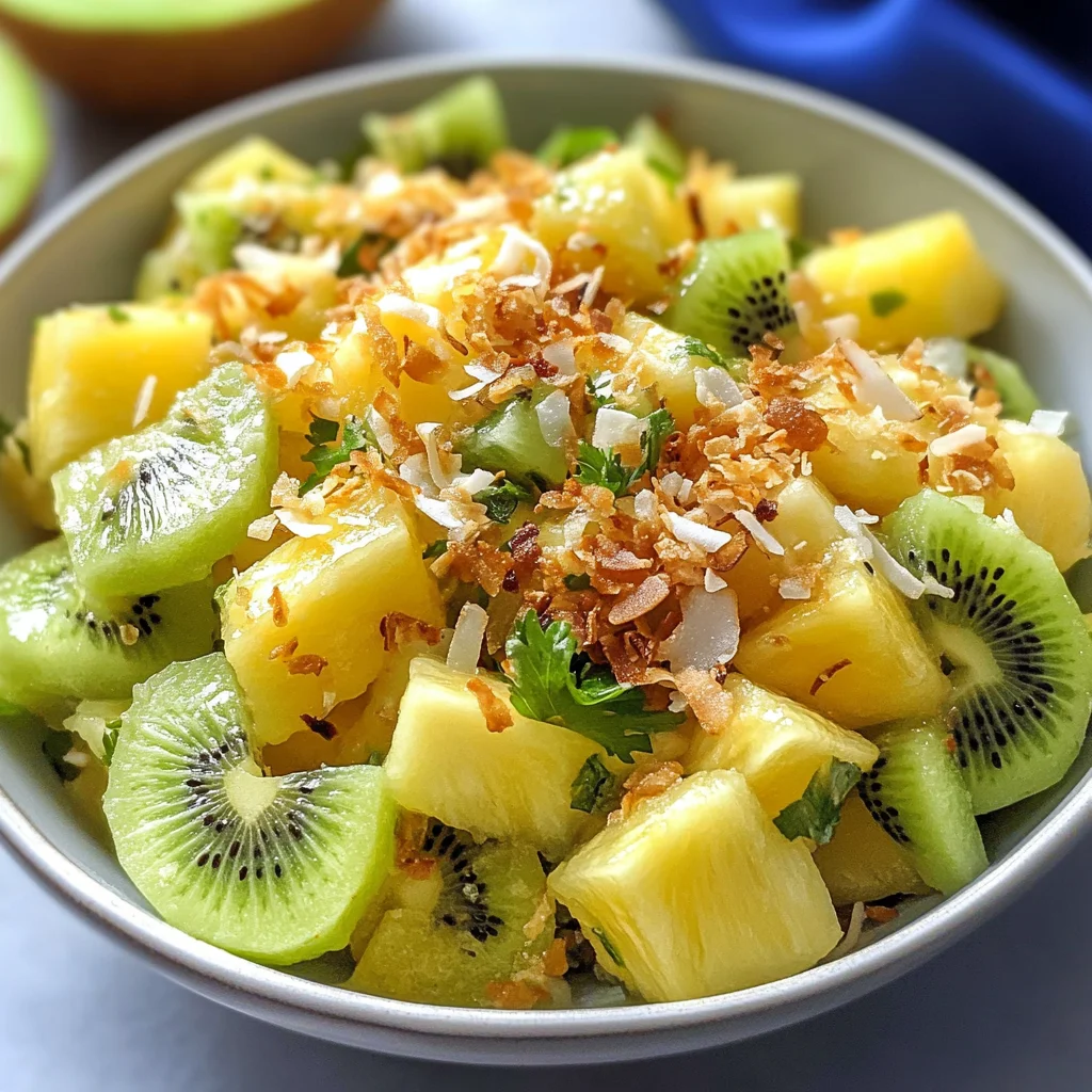 Refreshing Pineapple Kiwi Salad
