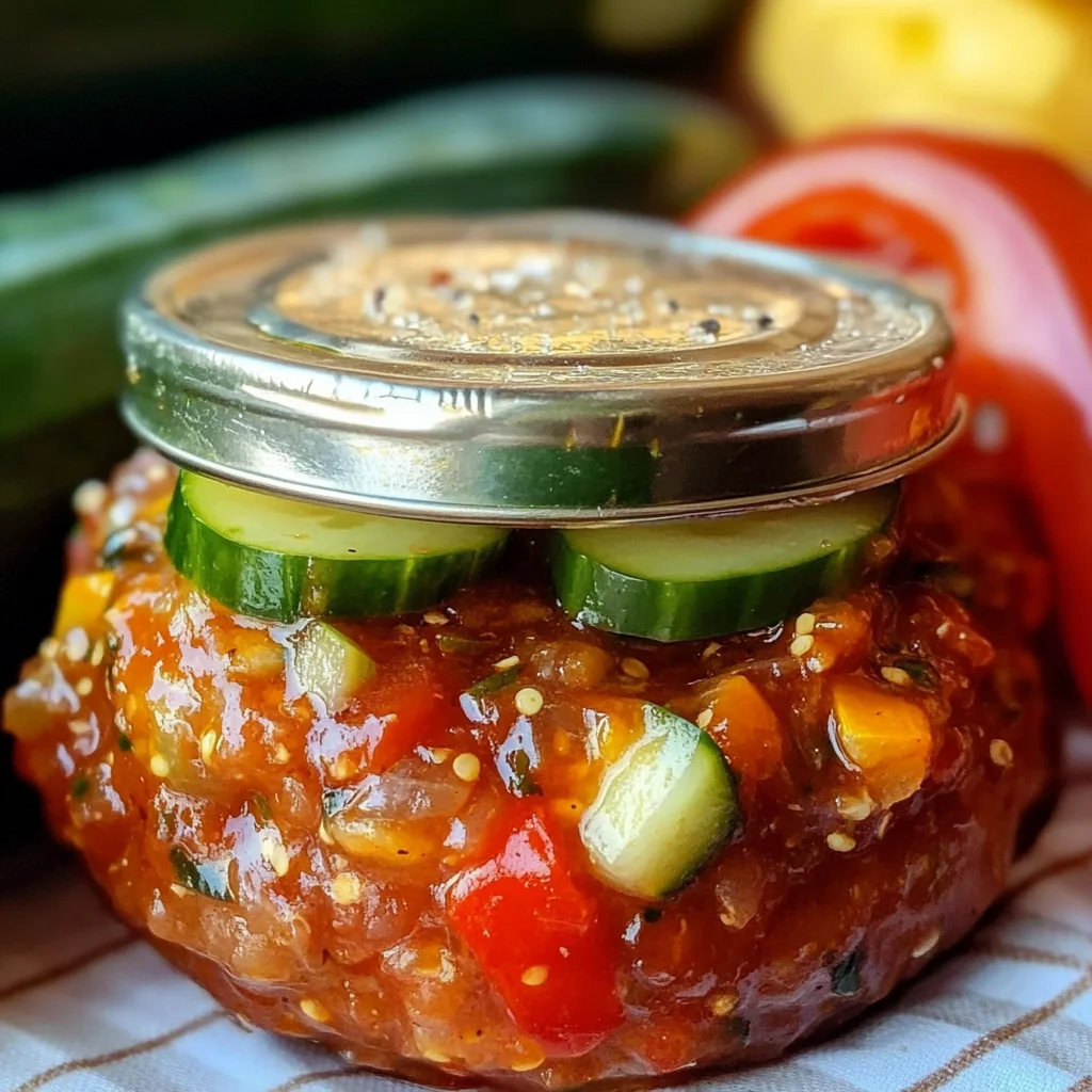 Red Chicken Hamburger Relish