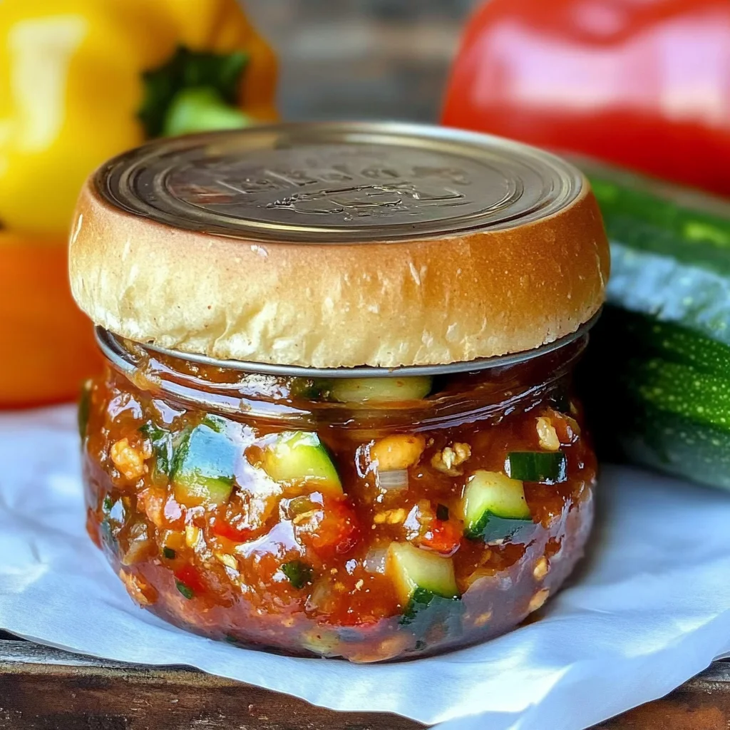 Red Chicken Hamburger Relish