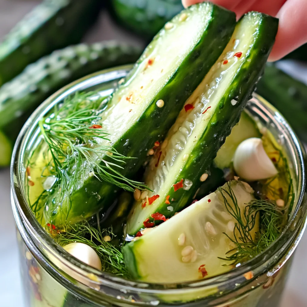 Refrigerator Dill Pickles