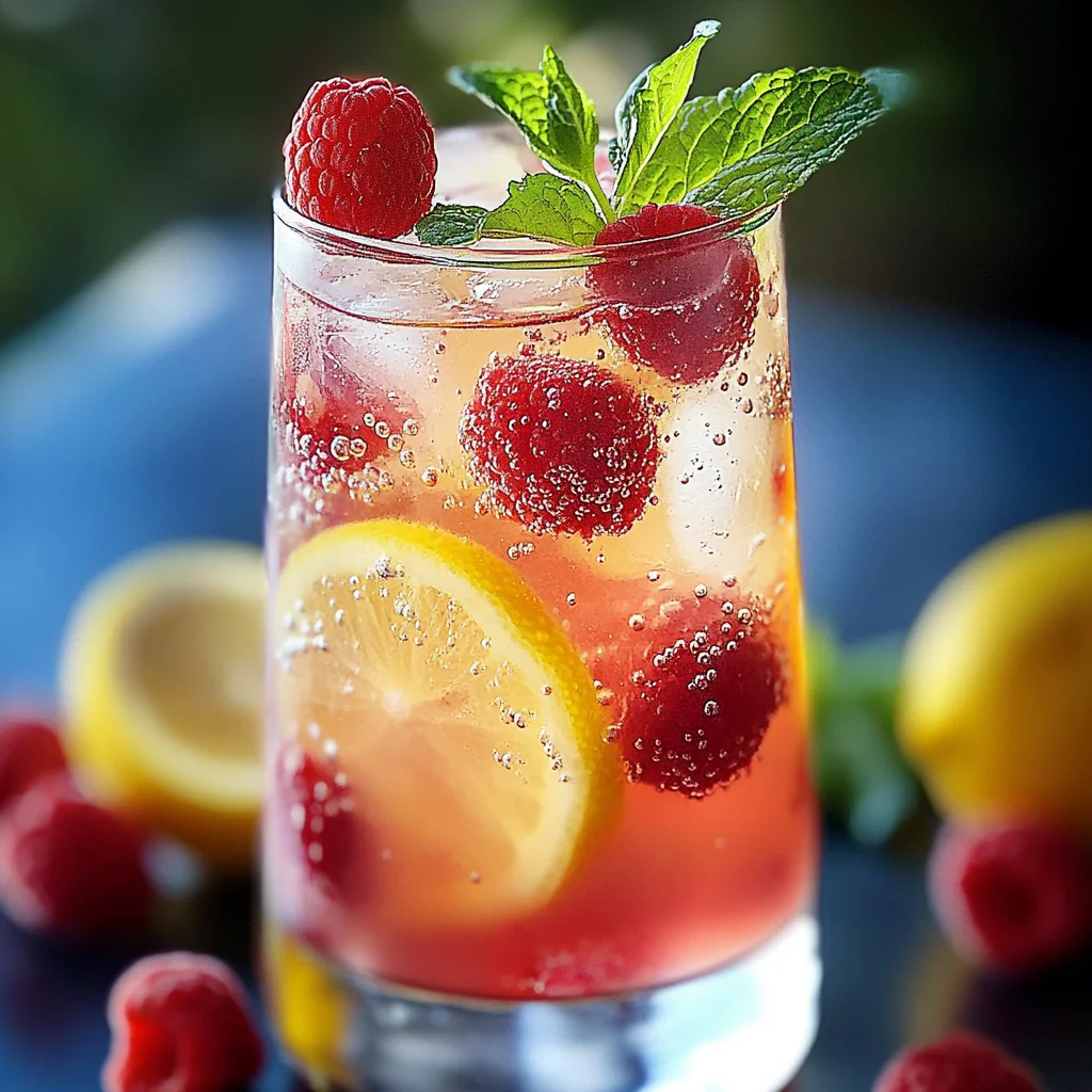 Sparkling Raspberry Lemonade