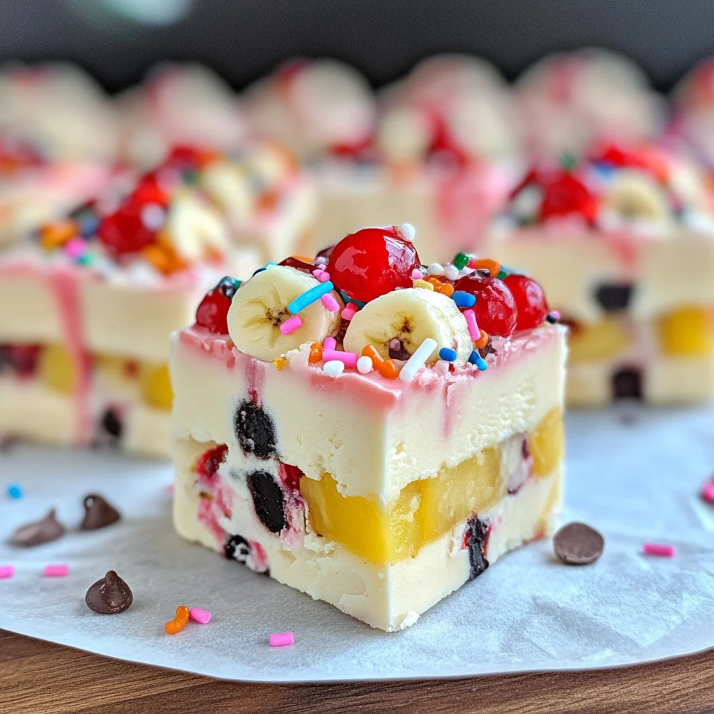 Banana Split Fudge