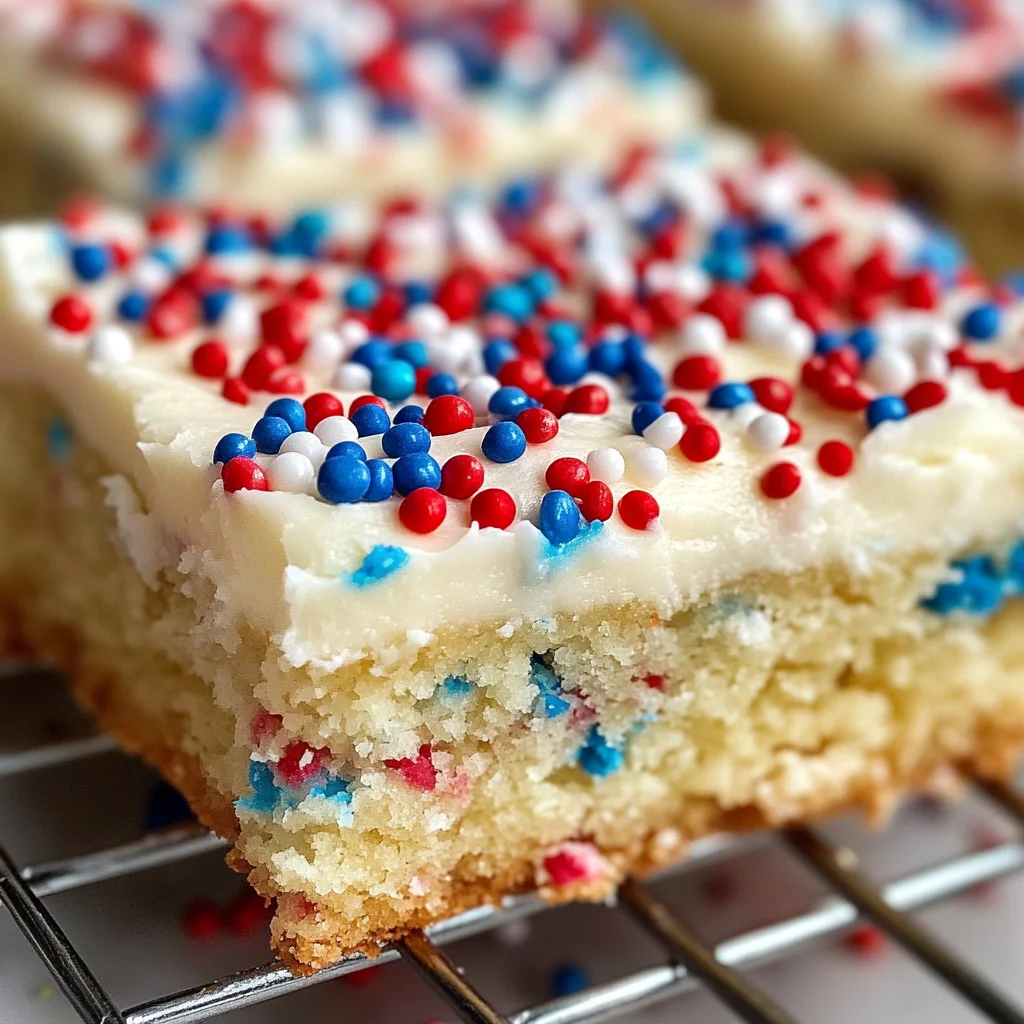 Fireworks Sugar Cookie Bars