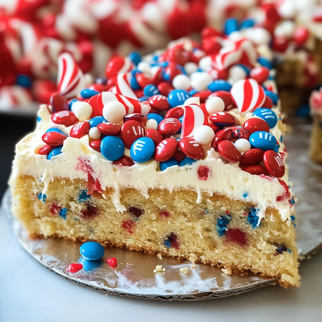 Fireworks Sugar Cookie Cake