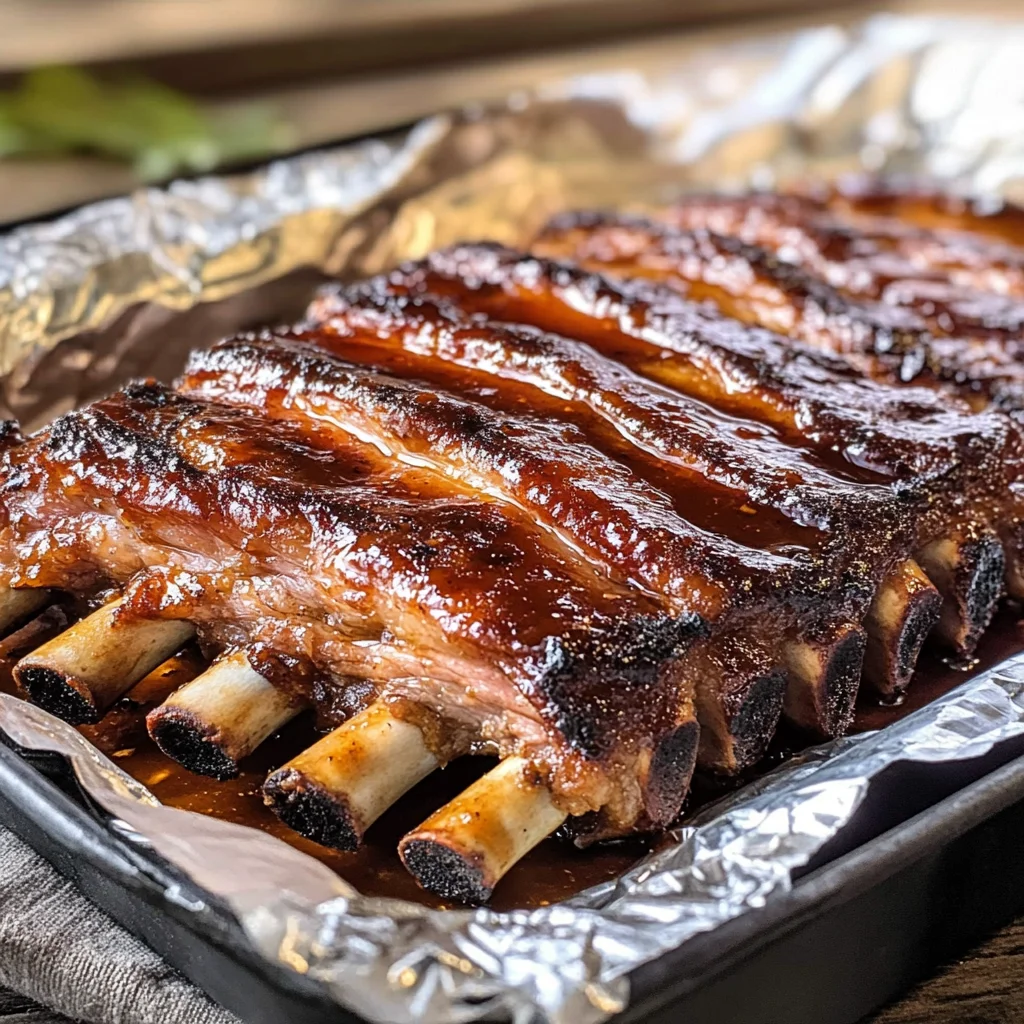 Foil Wrapped Baby Back Ribs