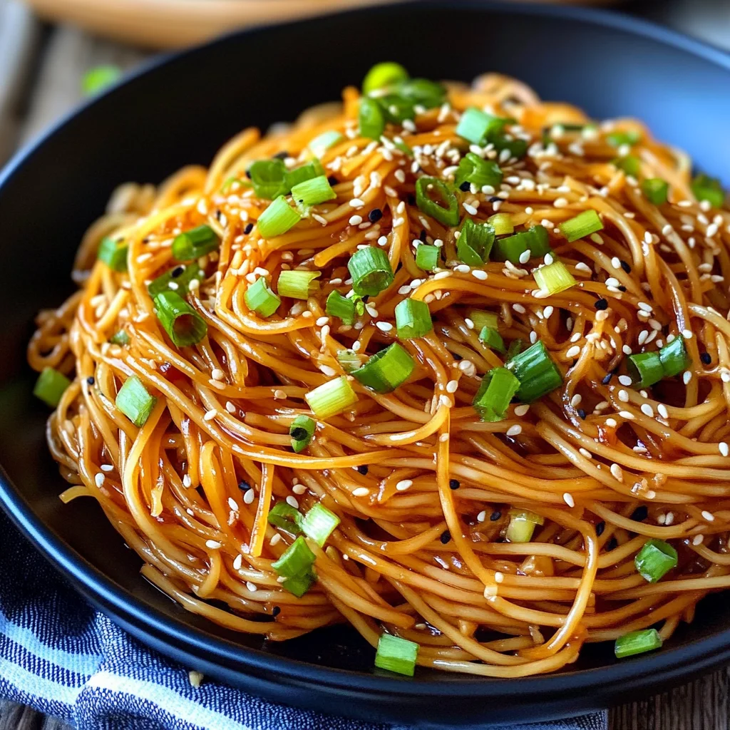 Garlic Sesame Lo Mein