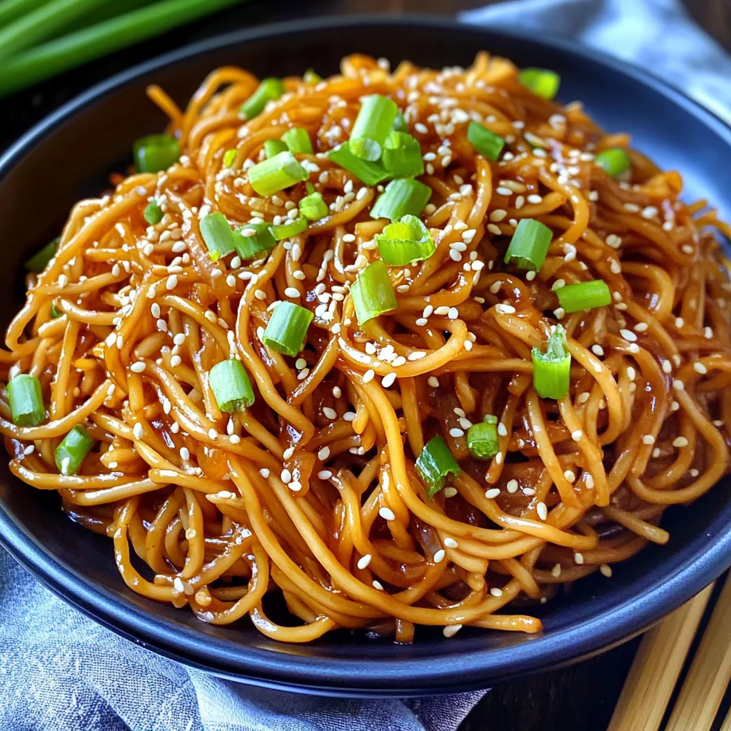 Garlic Sesame Lo Mein