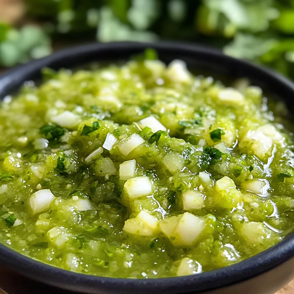 Green Tomato Salsa Verde