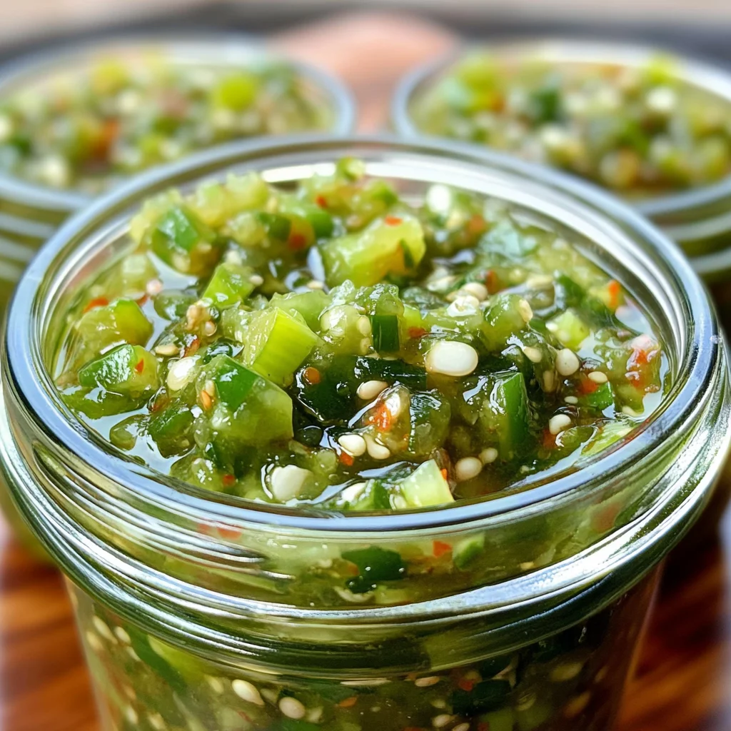 Homemade Jalapeno Relish