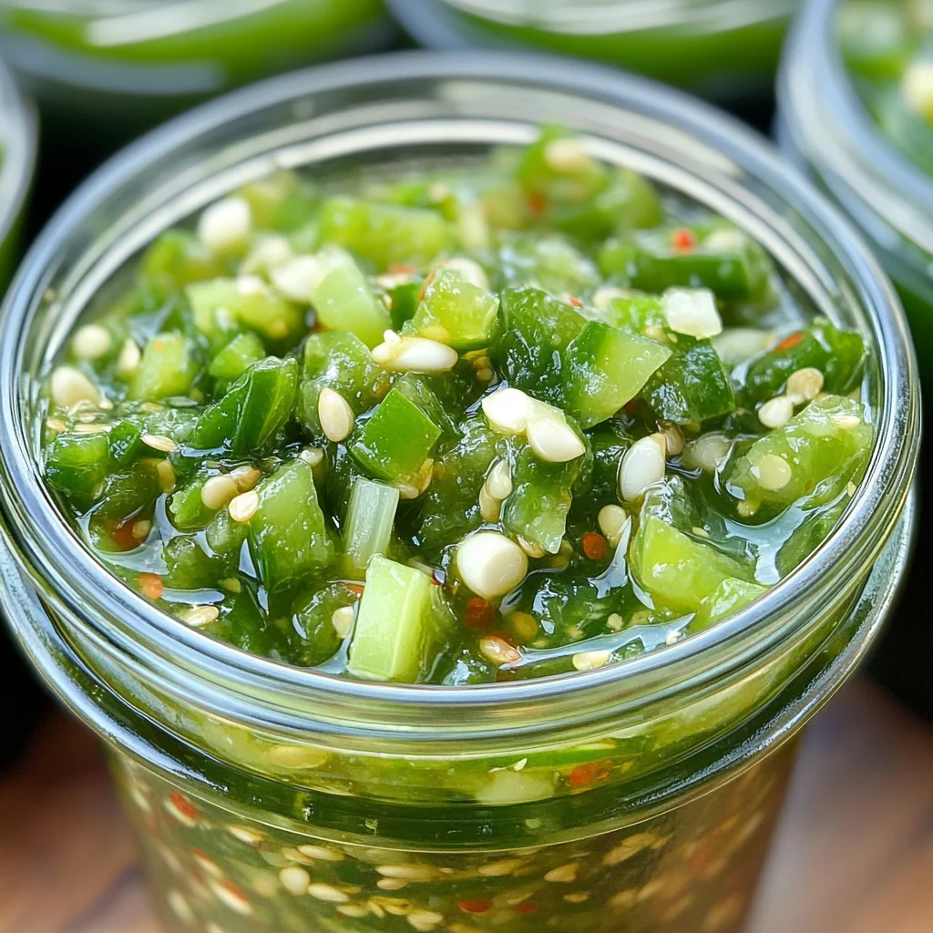 Homemade Jalapeno Relish