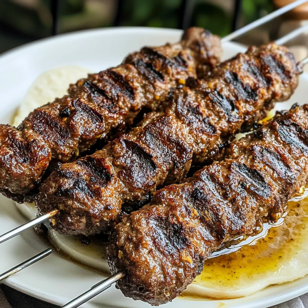 Kabob Koobideh (Persian Ground Beef Kabobs)