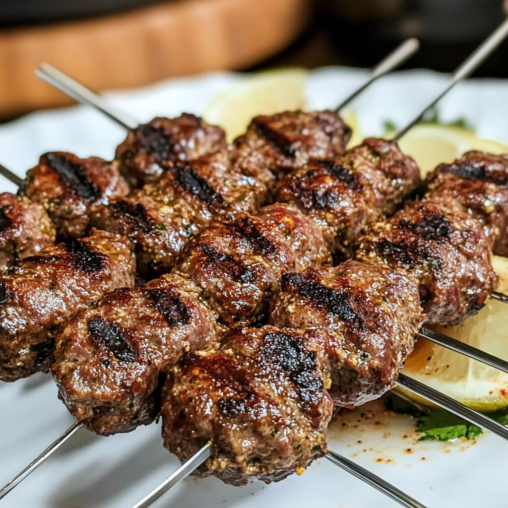 Kabob Koobideh (Persian Ground Beef Kabobs)
