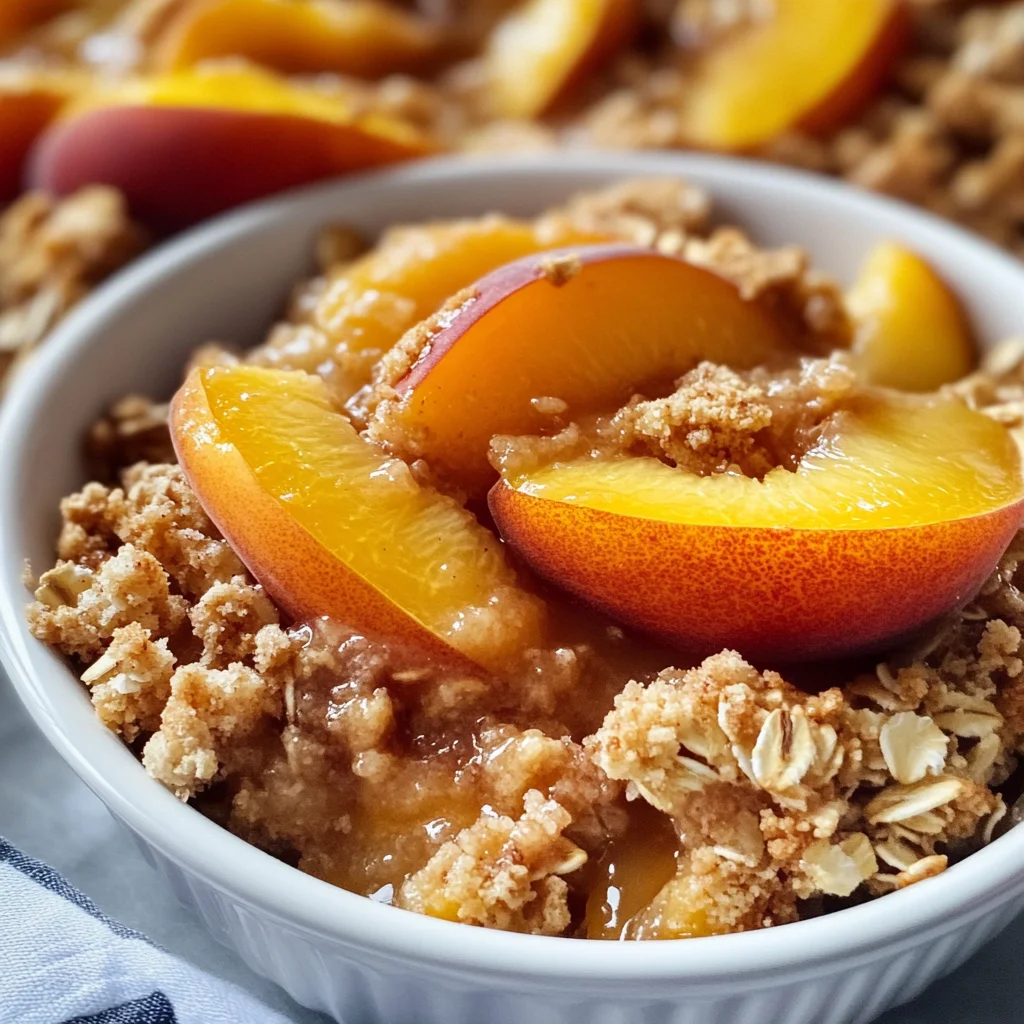 Nectarine Brown Sugar Crisp
