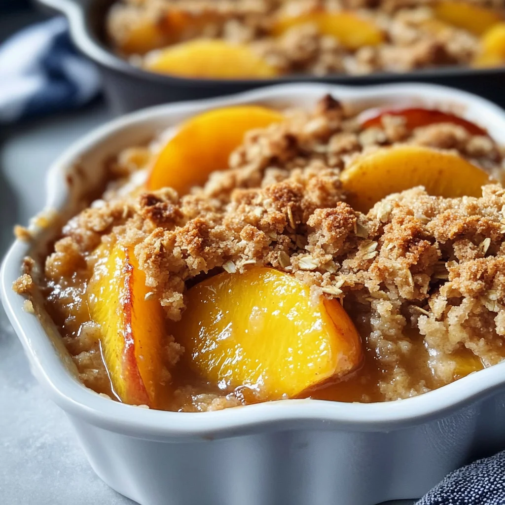 Nectarine Brown Sugar Crisp