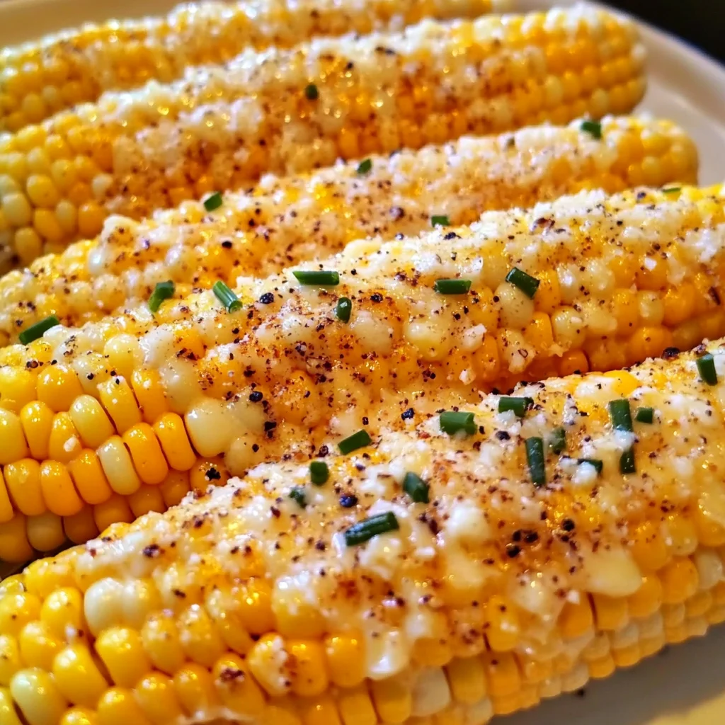 Parmesan Chive Corn on the Cob
