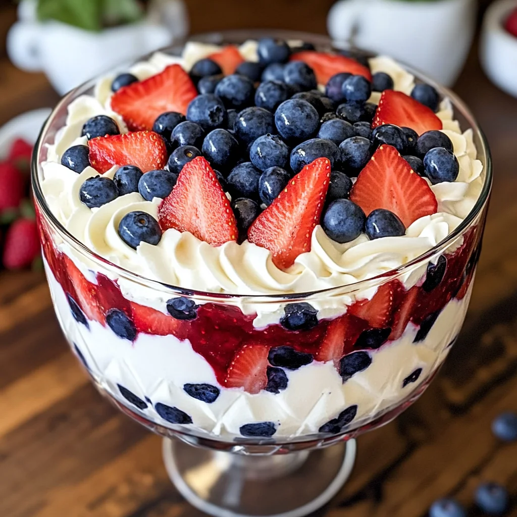 Patriotic Trifle Recipe