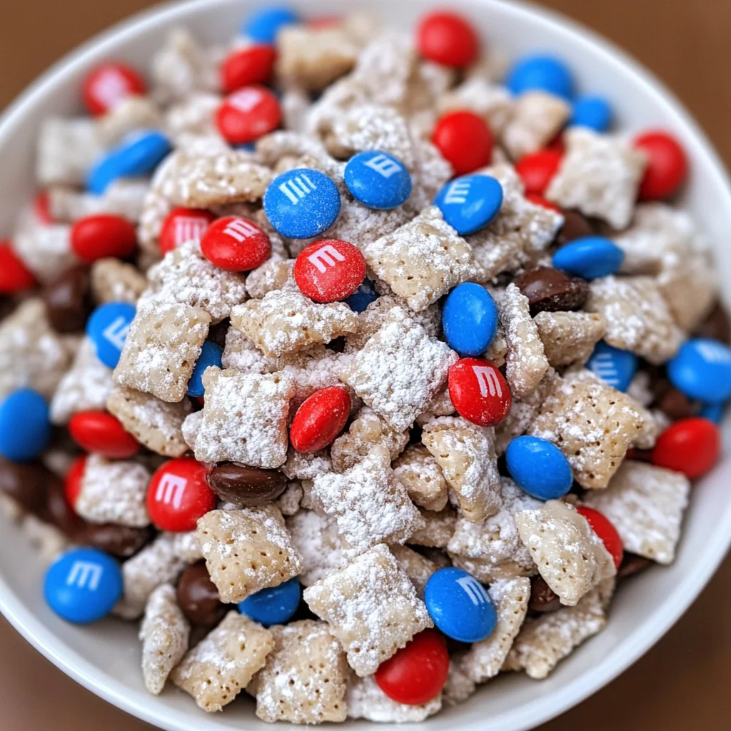 Red White & Blue Puppy Chow