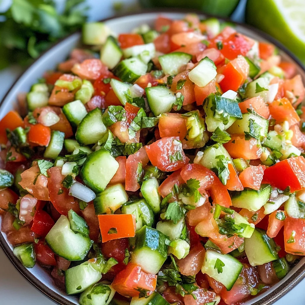 Chunky Cucumber Salsa