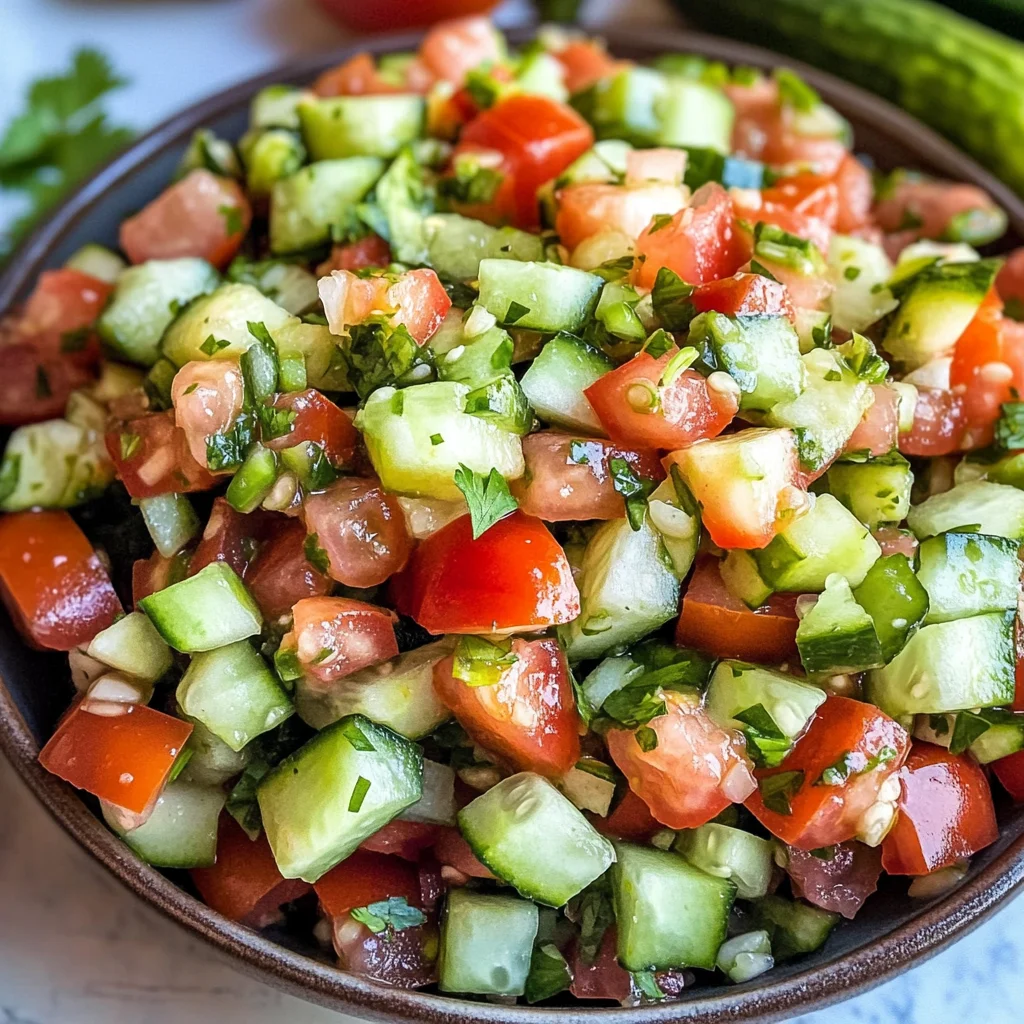 Chunky Cucumber Salsa
