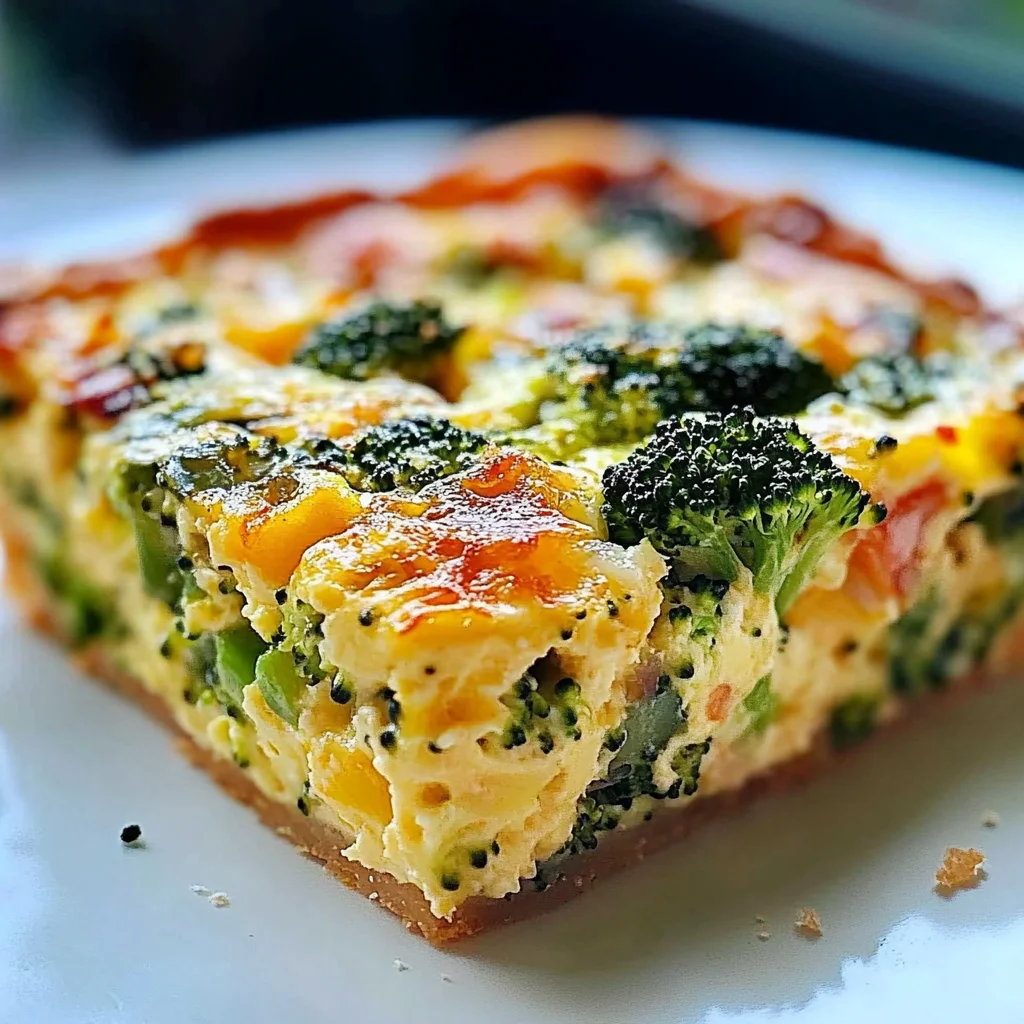 Crustless Broccoli Quiche